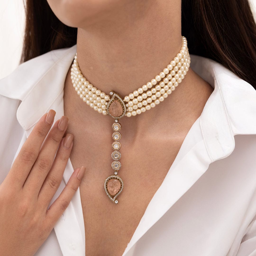 Ritika Choker Elegant Festive Radiance – Jewels by Radhika