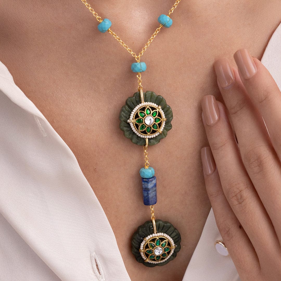 Zunaira Necklace Elegant Ethnic Statement – Jewels by Radhika