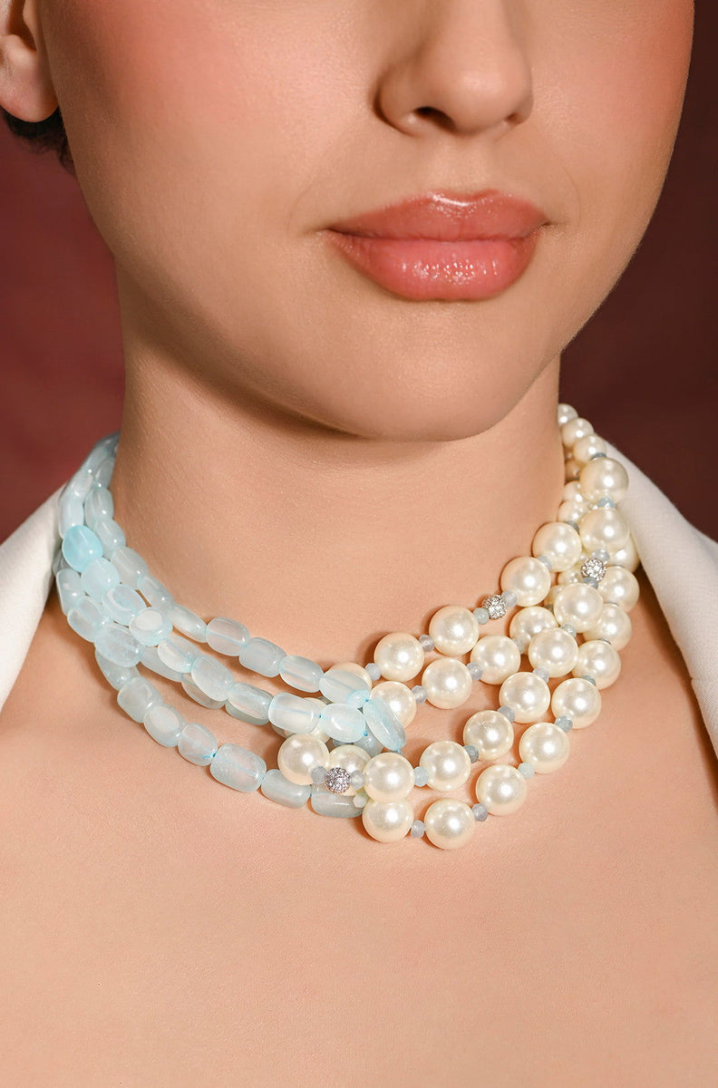 Elegant Gold Necklace – Joules by Radhika